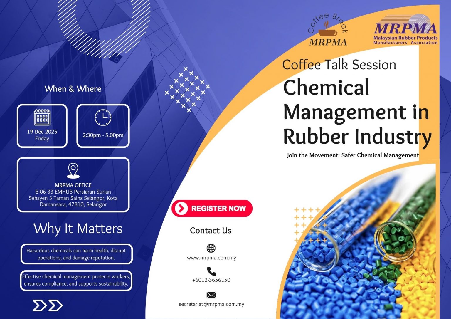 Coffee Talk: Chemical Management in Rubber Industry – mrpma